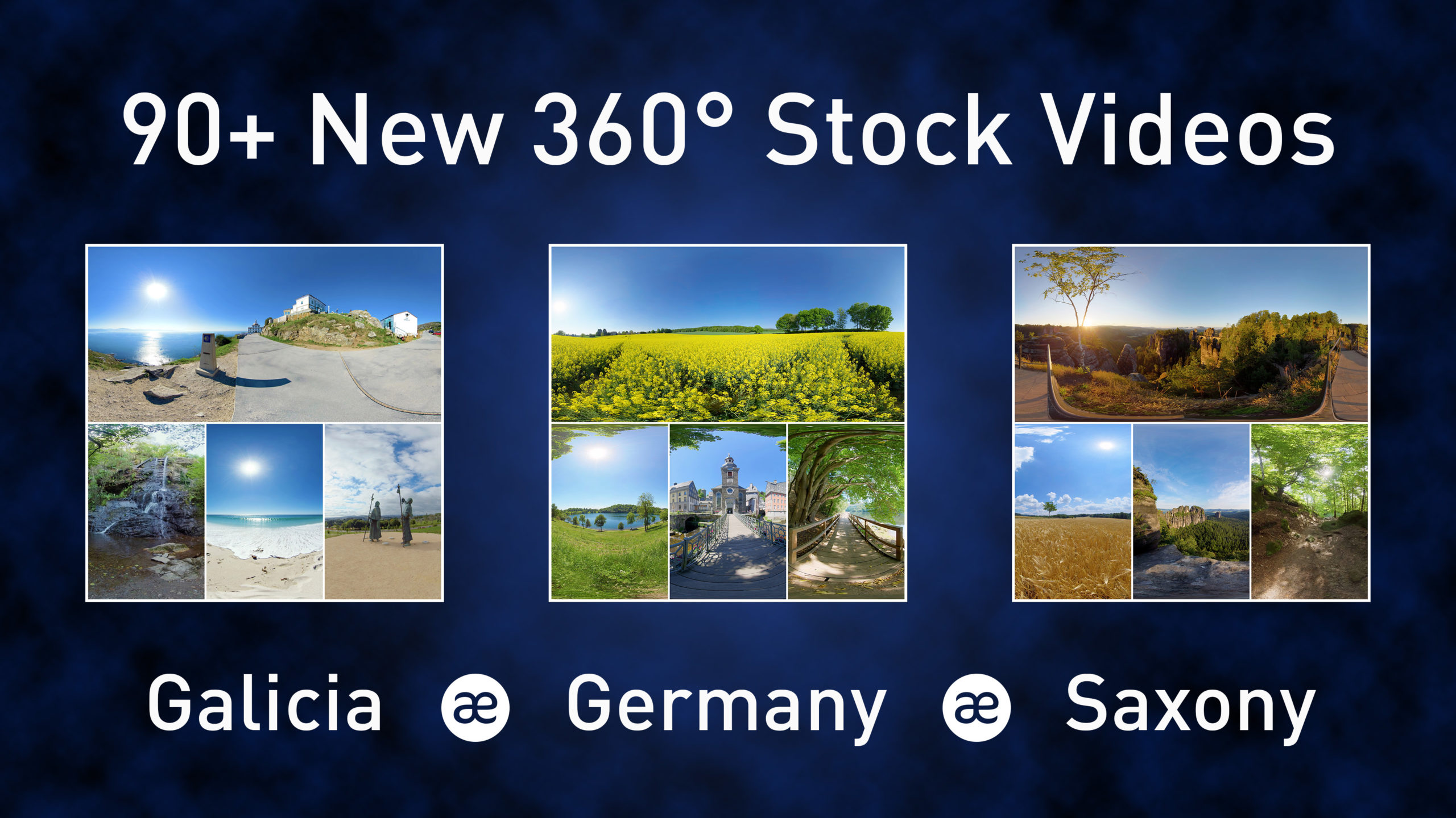 90+ New 360° Stock Videos - Atmosphaeres